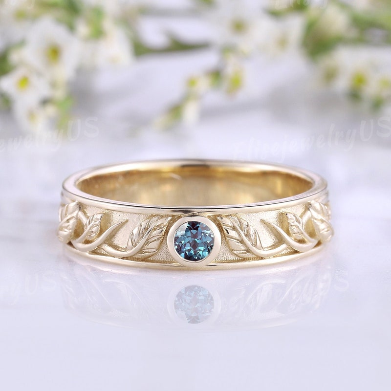 Alexandrite Ring Men - Etsy