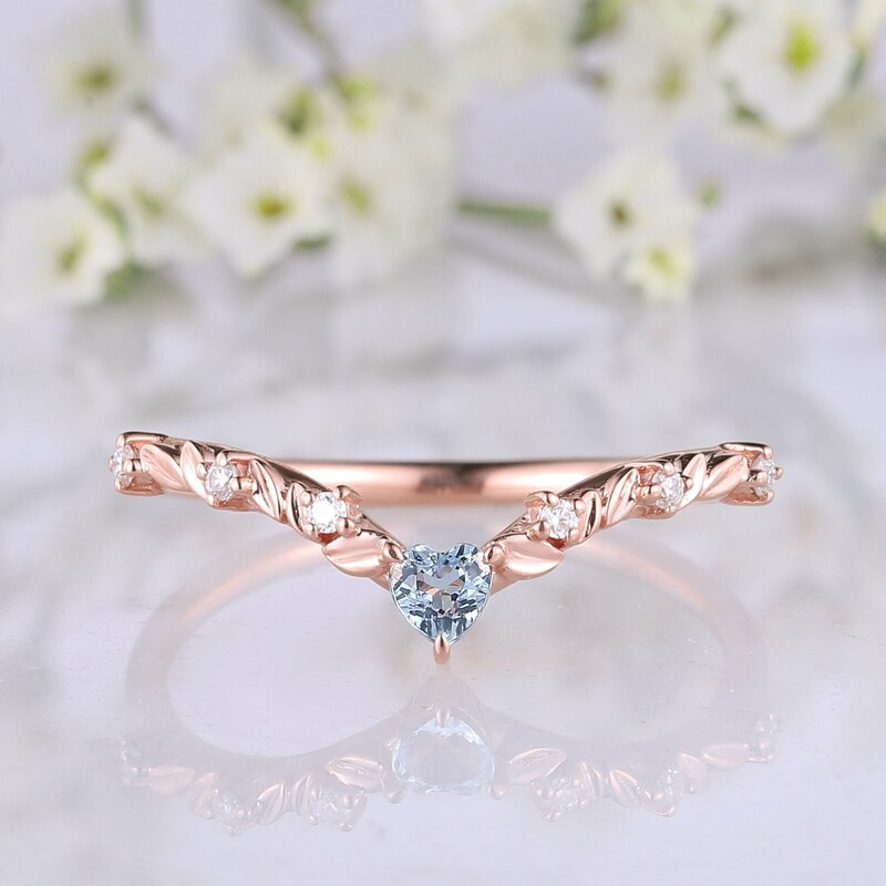 Heart Wedding Rings - Etsy