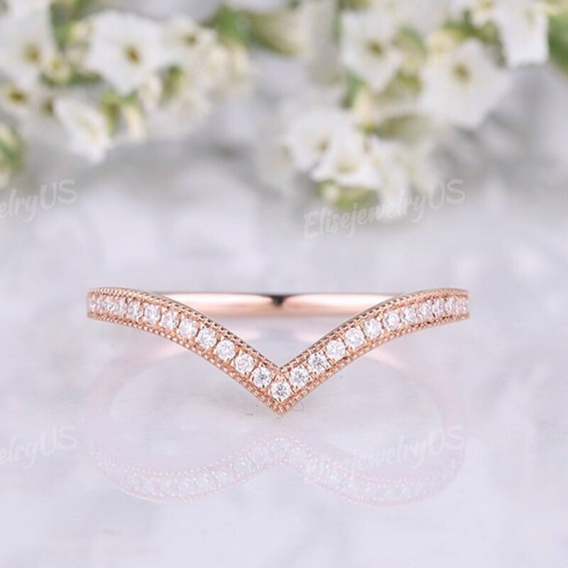V Shaped Ring - Etsy