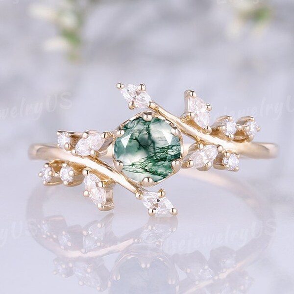 Nature Inspired Engagement Rings - Etsy