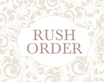 Rush Order - Etsy