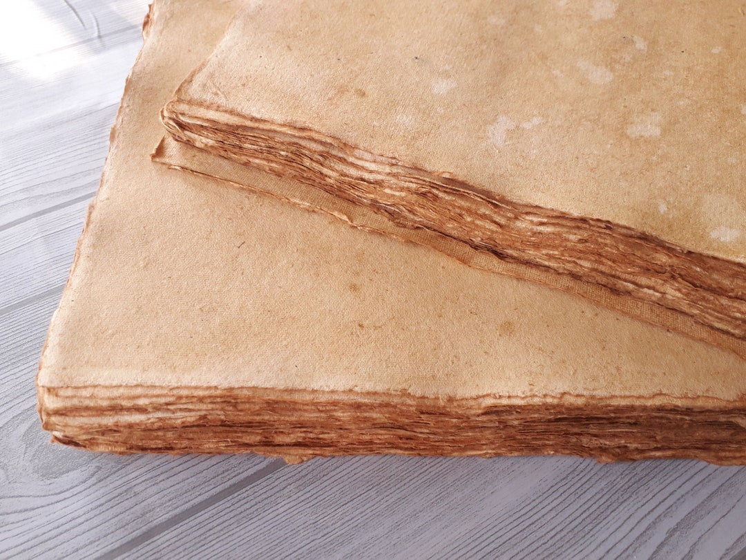 Antique Cotton Rag Handmade Paper, A4 20.5 Cm X 30 Cm 130gsm 100% ...