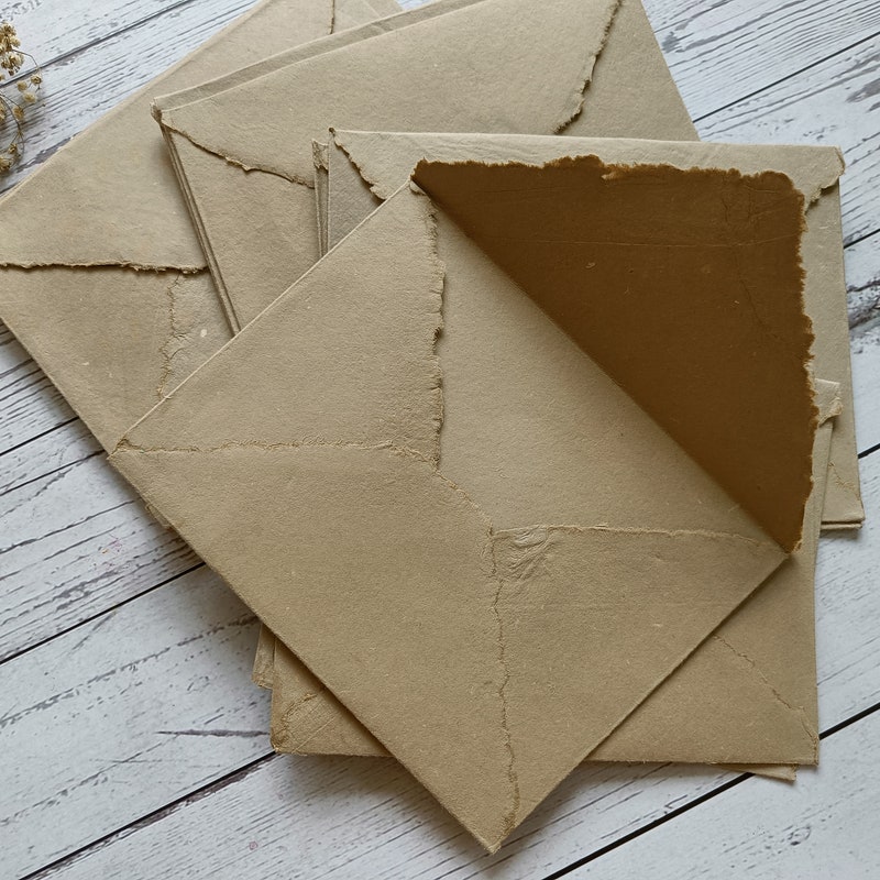 Deckled Edge Envelopes - Etsy