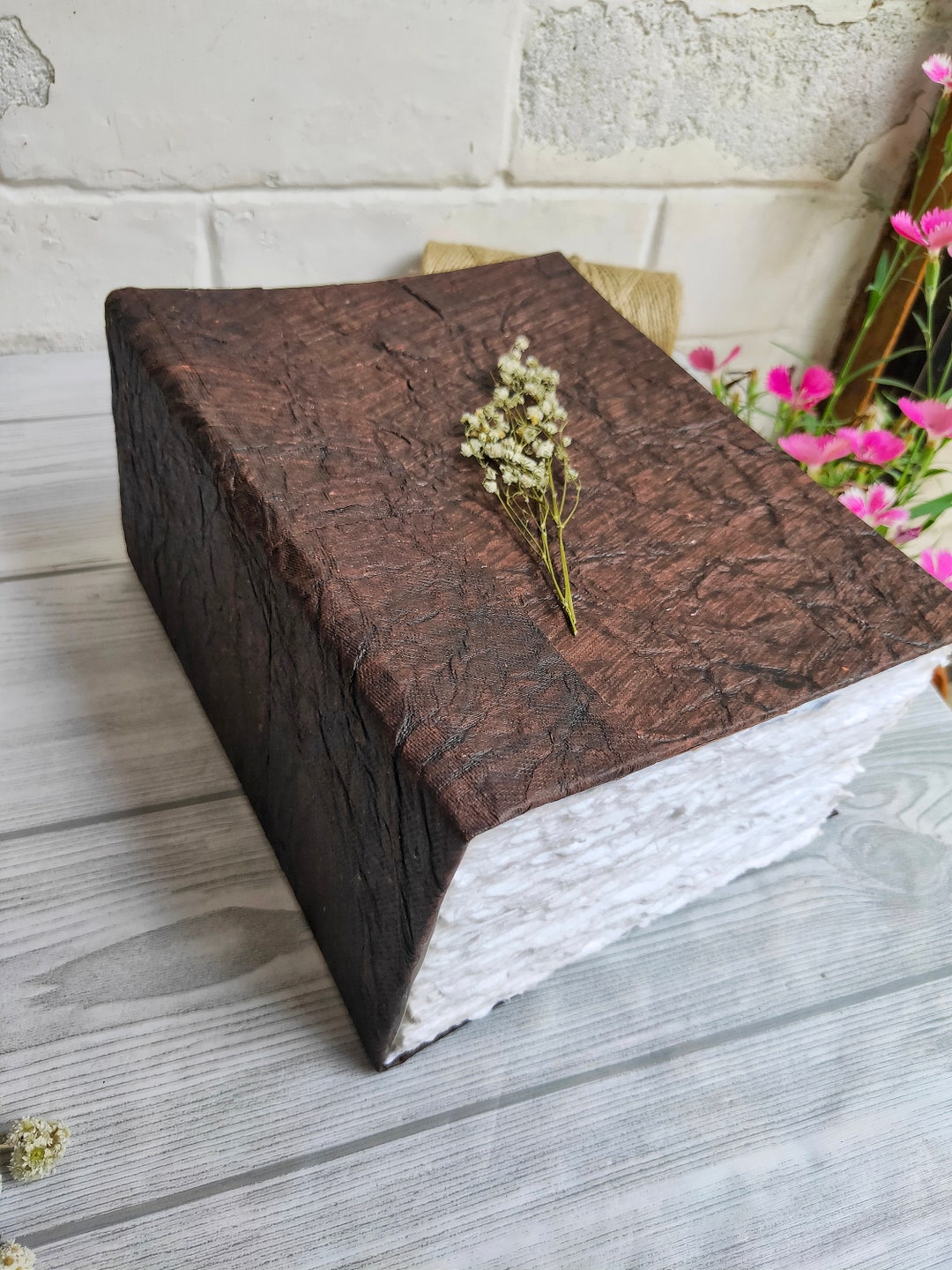 Thick Watercolor Khadi Paper Sketchbook, Deckle Watercolor Sketchbook ...