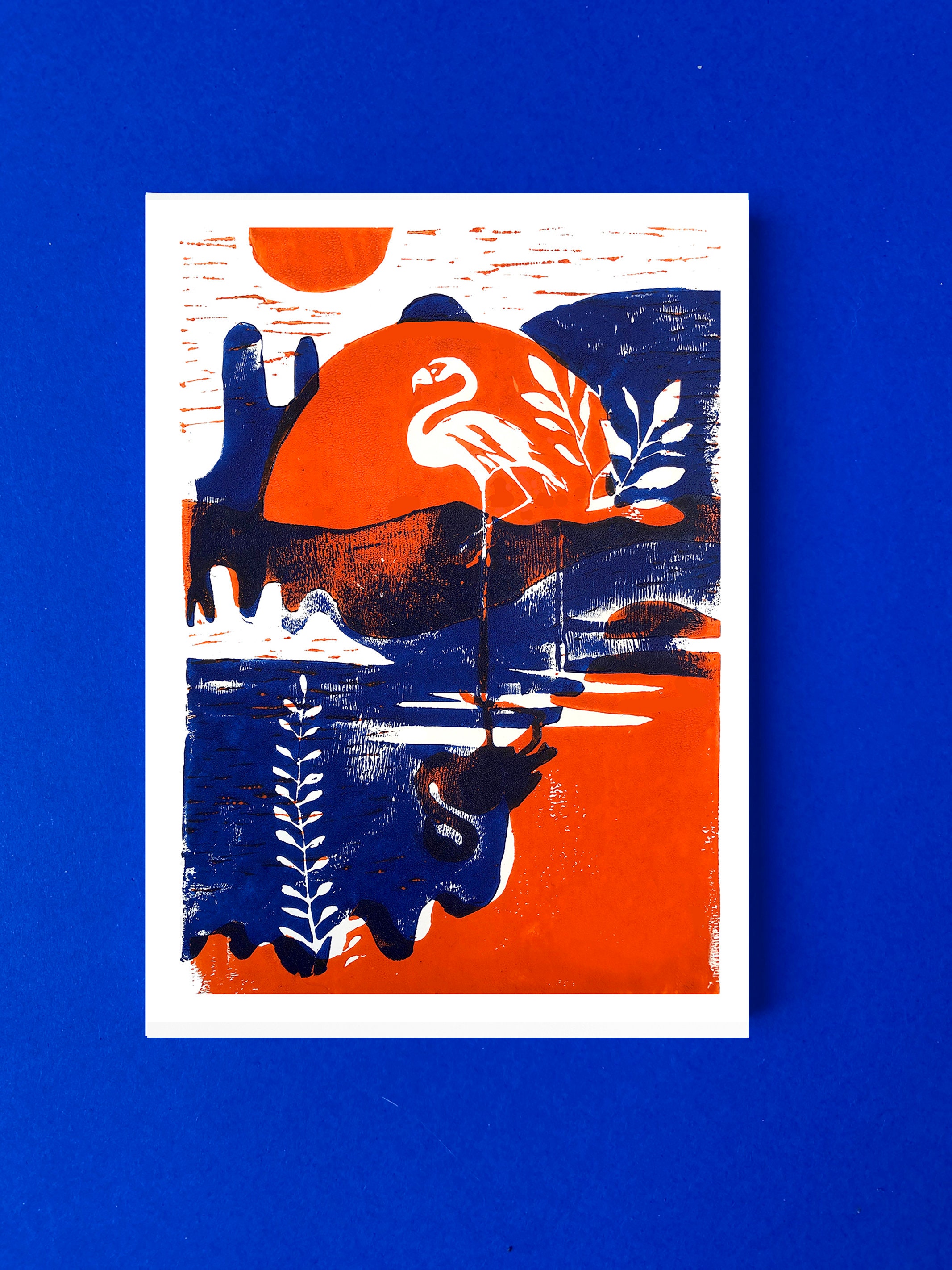 Linocut Postcards - Etsy