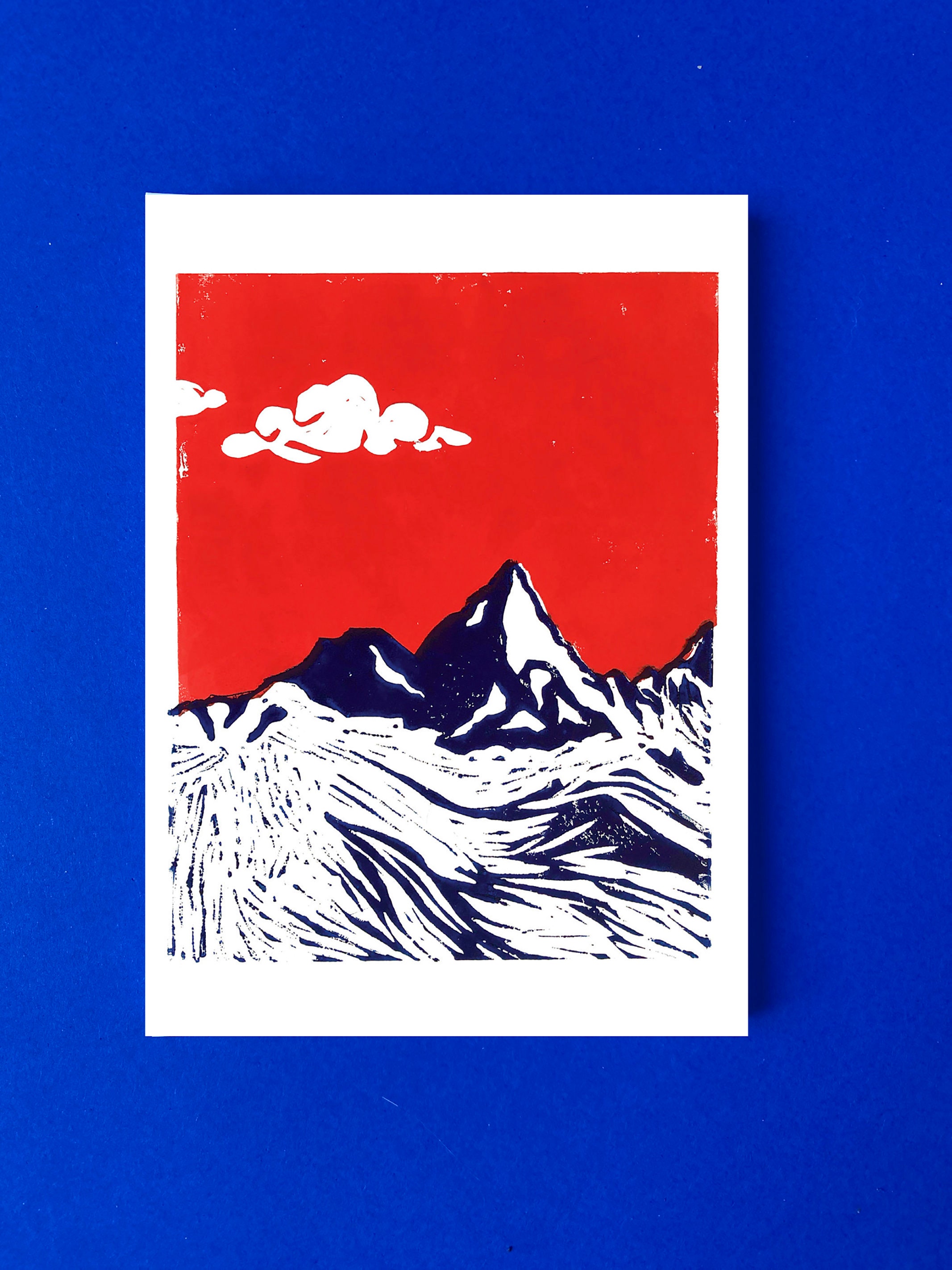 Linocut Postcards - Etsy