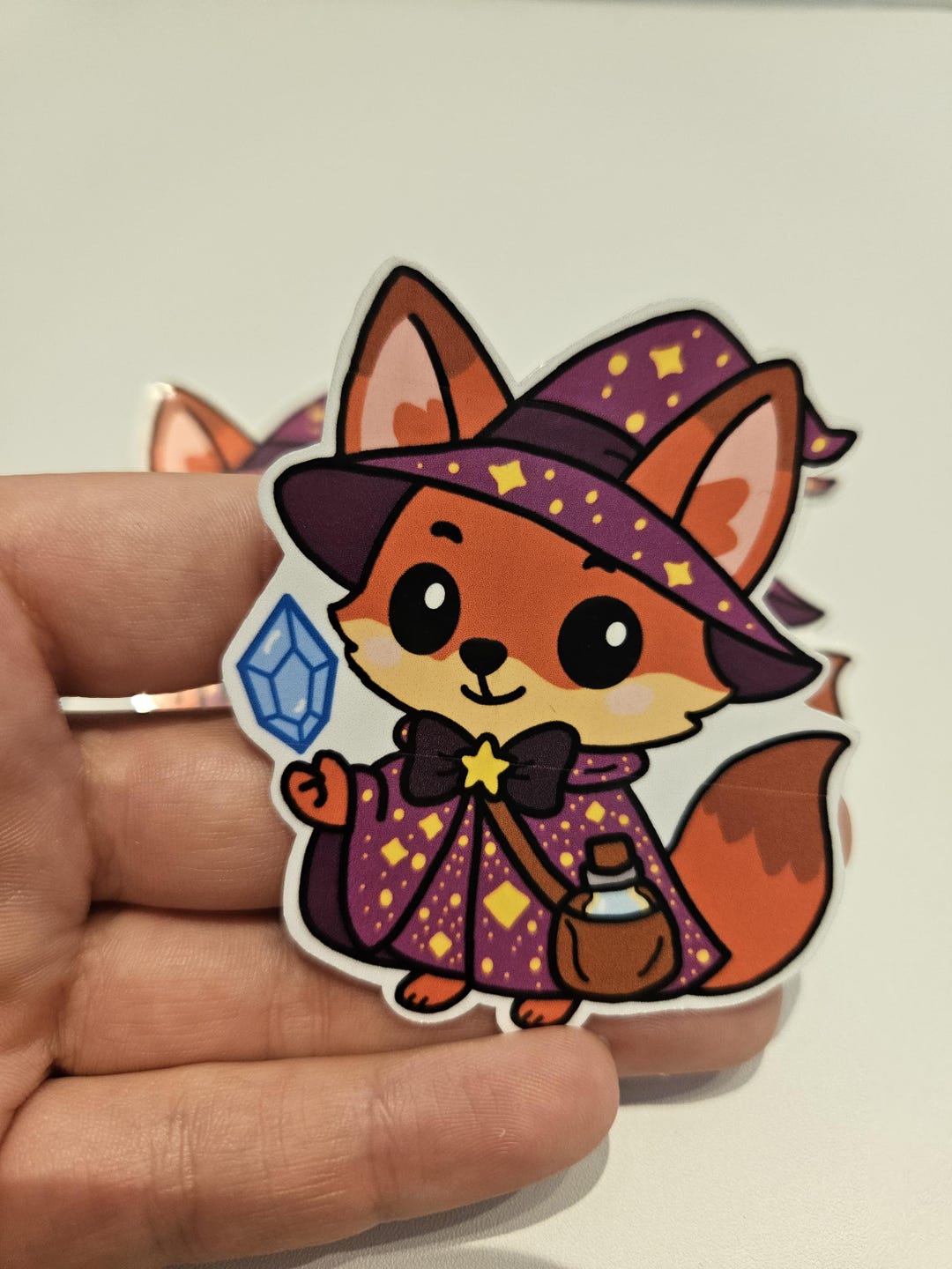 Wizard Fox Sticker - Etsy