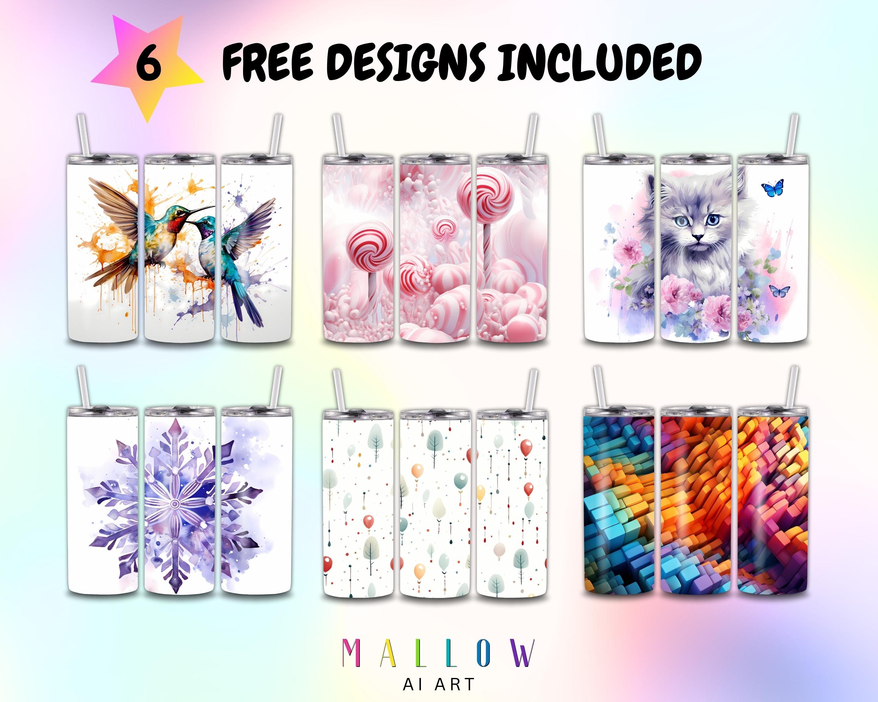 Ink Splash Abstract T-rex Colorful Dinosaur Art 20 Oz Skinny Tumbler ...