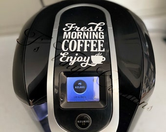 Coffee Maker Decals - Etsy