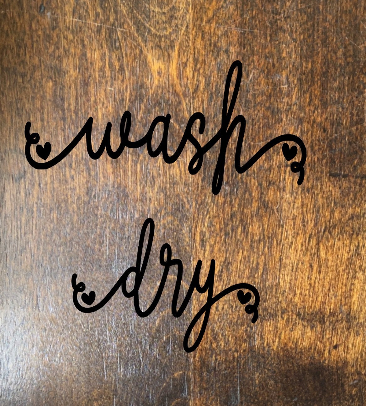 Washer & Dryer Decal Sticker Set 3 Different Design Options - Etsy