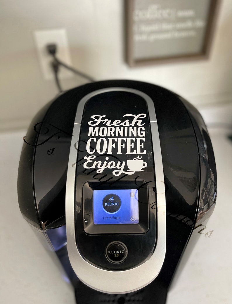 Keurig Coffee Maker Decals Sticker 5 Different Design - Etsy