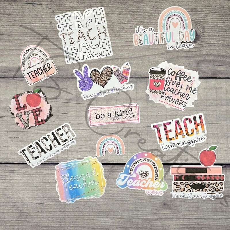 Teachers Day Stickers - Etsy