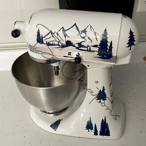Mountain Inspired Design Kitchenaid Mixer Decal Sticker| Kitchen Mixer ...