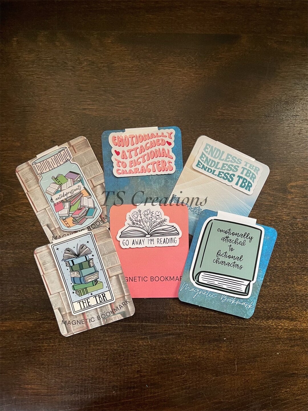 Magnetic Bookmarks, Assorted Designs, Ideal for Keeping Your Place ...