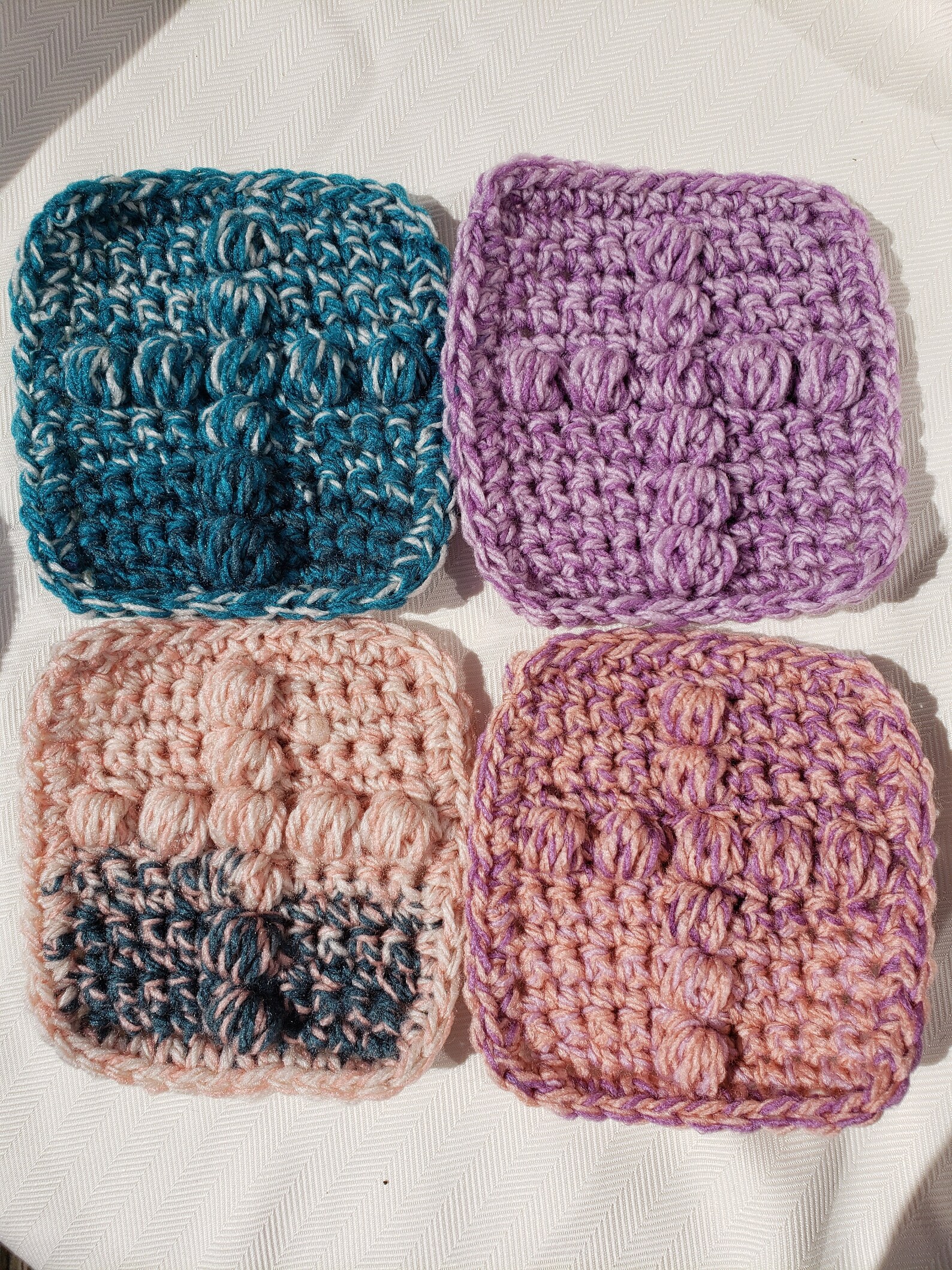 Handmade crochet pocket prayer squares | Etsy