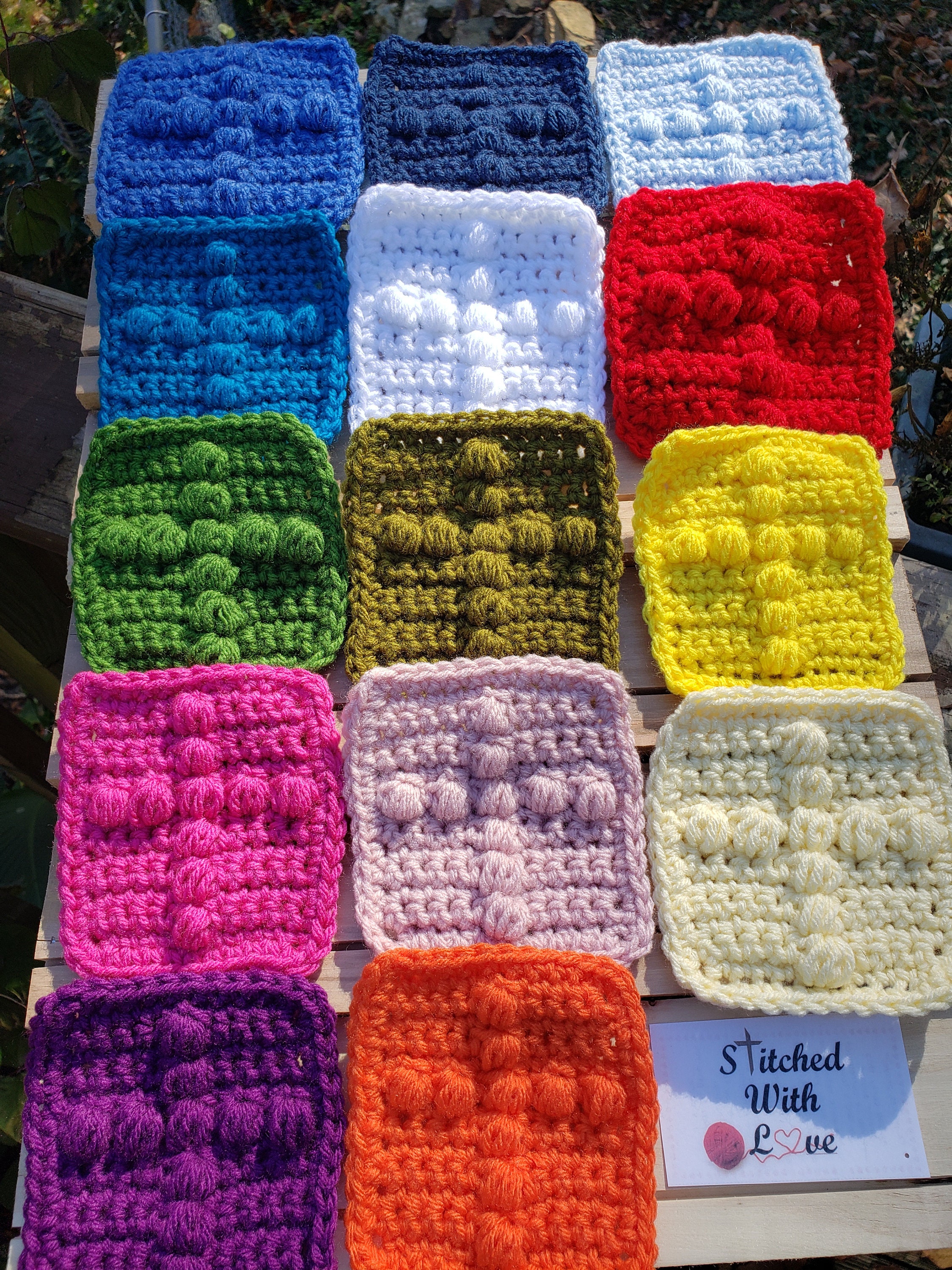 Crochet Prayer Squares With Prayer Card - Etsy UK