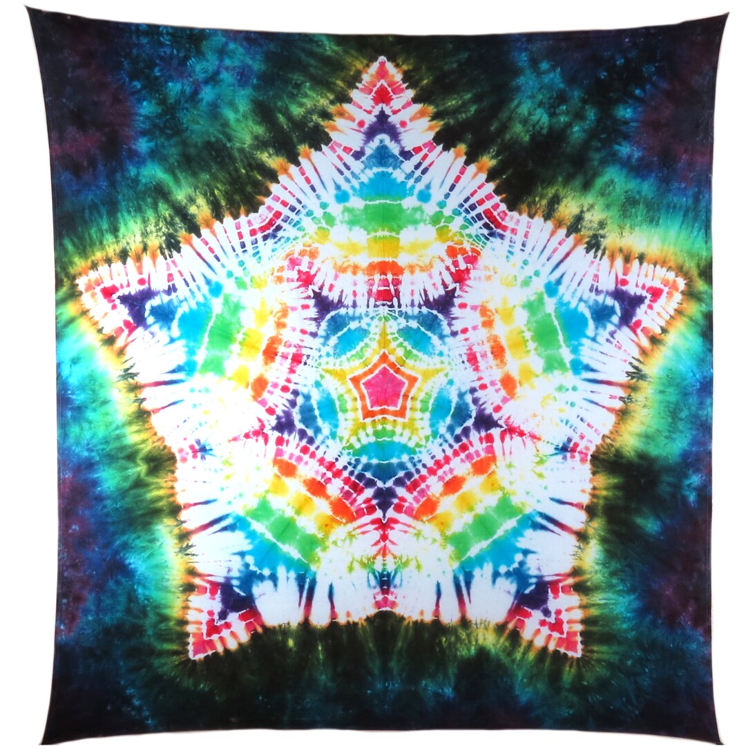 Giant Star Tie-dye Tapestry - Etsy