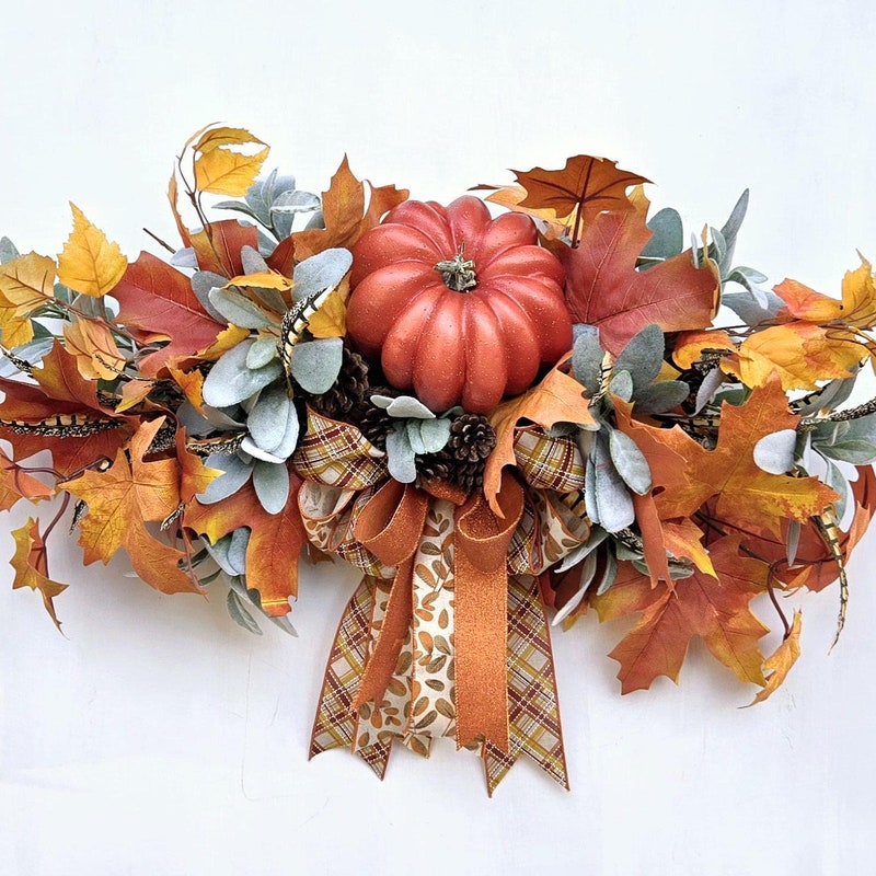 Fall Door Swag - Etsy