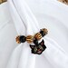 Halloween Napkin Ring, Black Cat Napkin Holder, Vintage Style Halloween ...