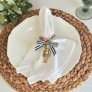 Nutcracker Napkin Rings, Christmas Napkin Holders, Nutcracker Home ...