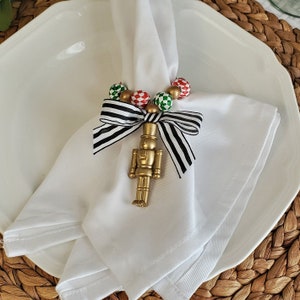 Nutcracker Napkin Rings, Christmas Napkin Holders, Nutcracker Home ...