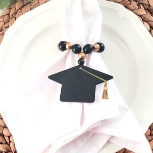 Graduation Napkin Ring, 2025 Grad Party Napkin Holder, 2025 Graduation ...
