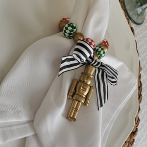 Nutcracker Napkin Rings, Christmas Napkin Holders, Nutcracker Home ...