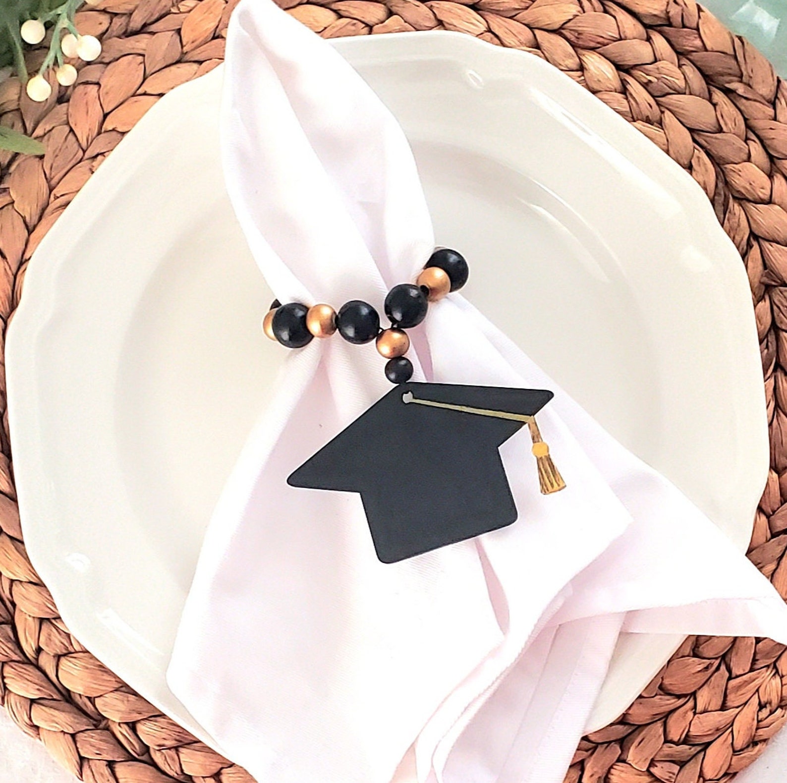 Graduation Napkin Ring, 2026 Grad Party Napkin Holder, 2026 Graduation ...