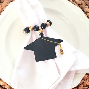 Graduation Napkin Ring, 2025 Grad Party Napkin Holder, 2025 Graduation ...