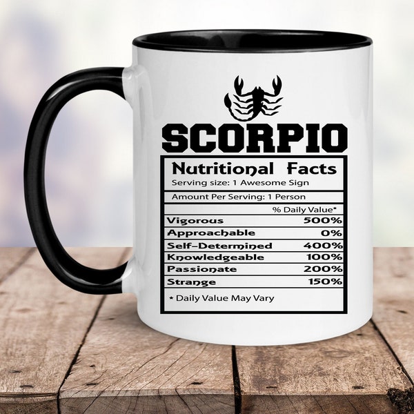 Scorpio Mug - Etsy