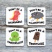 Funny Coasters Set Rude Coasters Gag Gift Inappropriate Coasters Funny ...