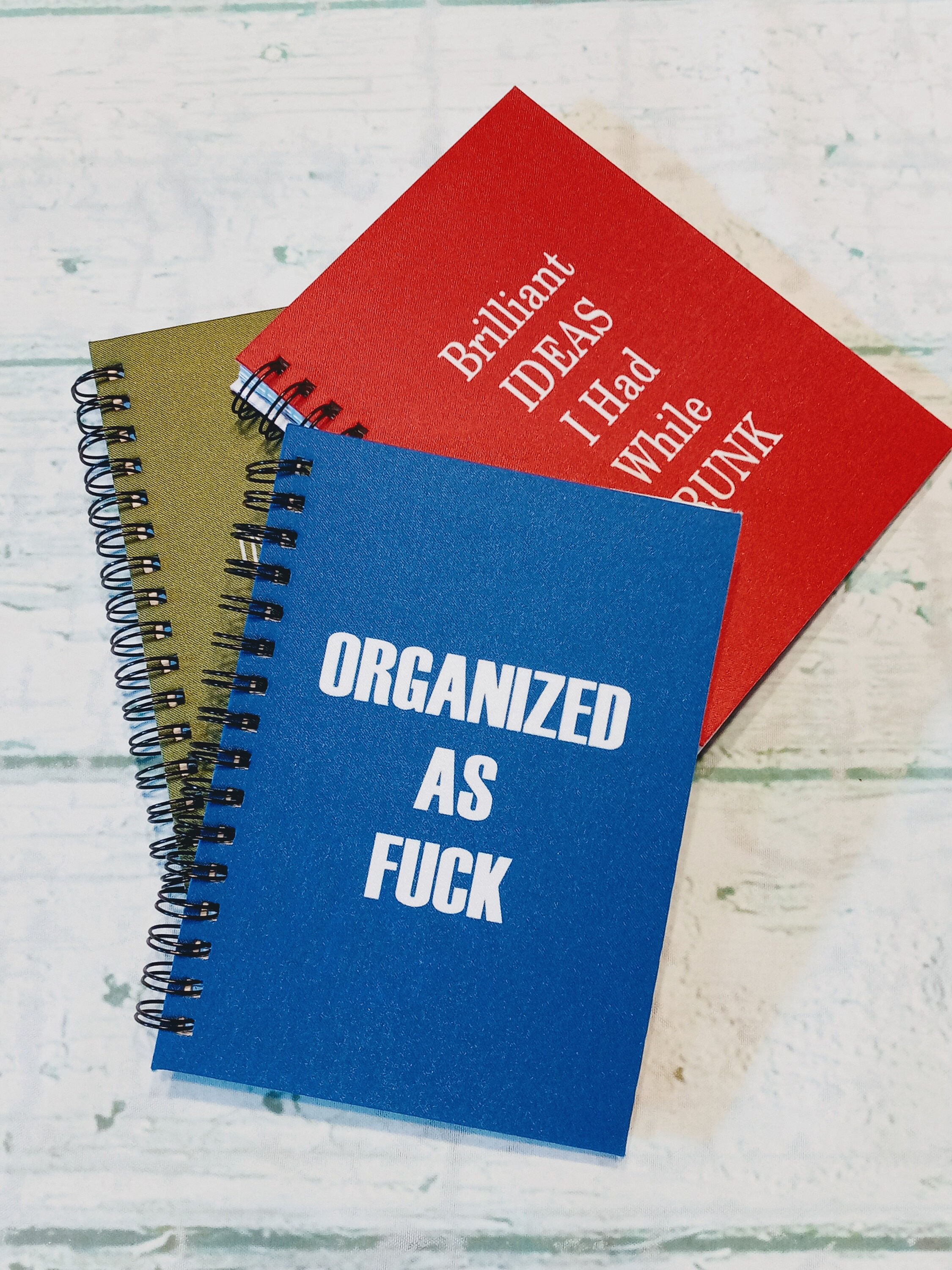 Organized as Fuck Notebook Custom Notebook Funny Notebook | Etsy