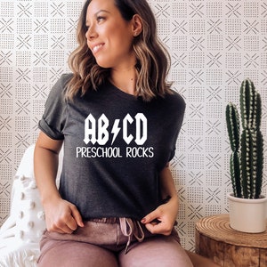 ABCD Preschool Rocks Shirt - ABCD Preschool Rocks Women's T-shirt ...