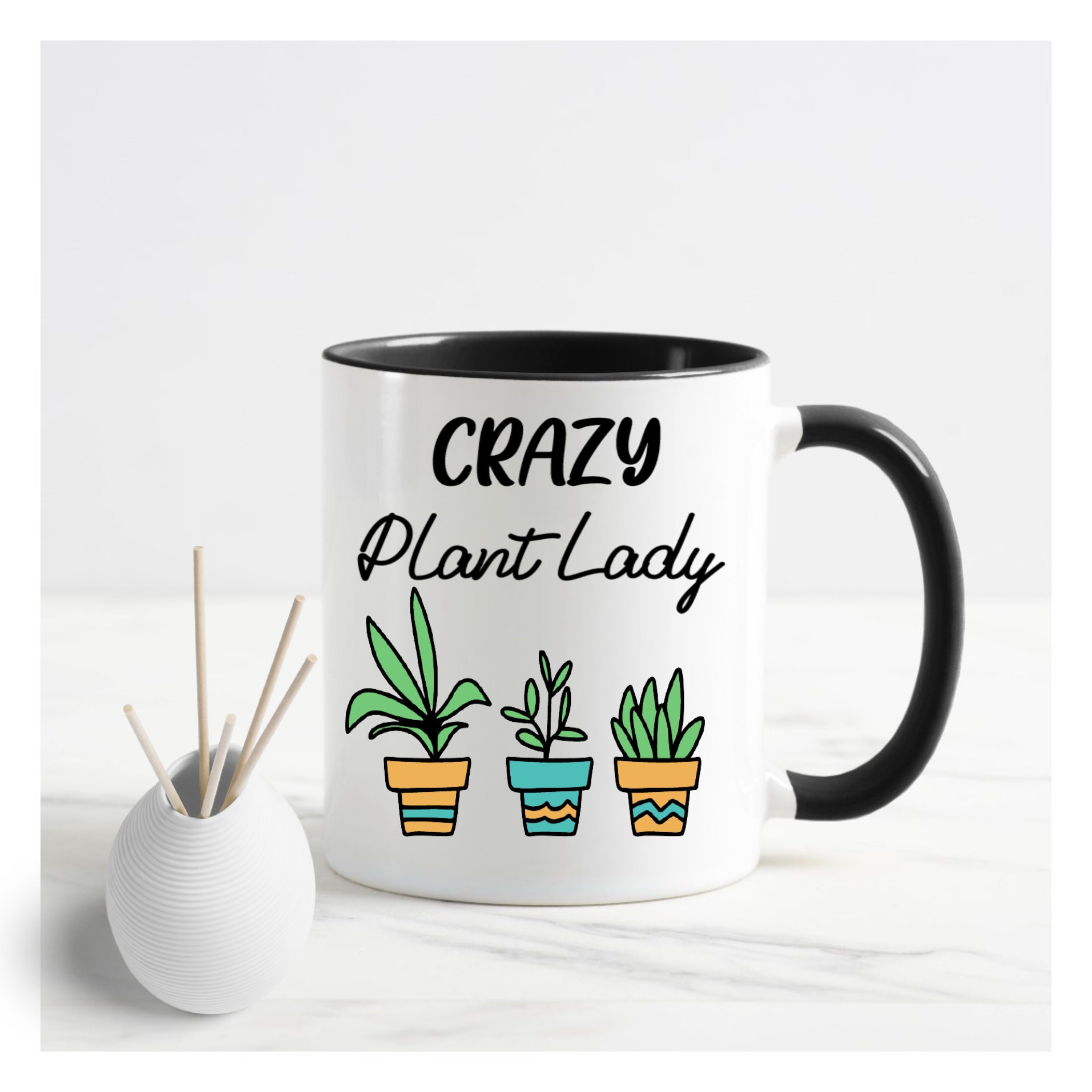 Crazy Plant Lady Plant Lover Mug Gift For Plant Lovers | Etsy
