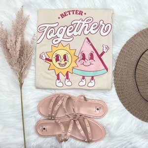 Better Together Retro Shirt Retro Summer Tee Summer Shirt Beach Shirt ...
