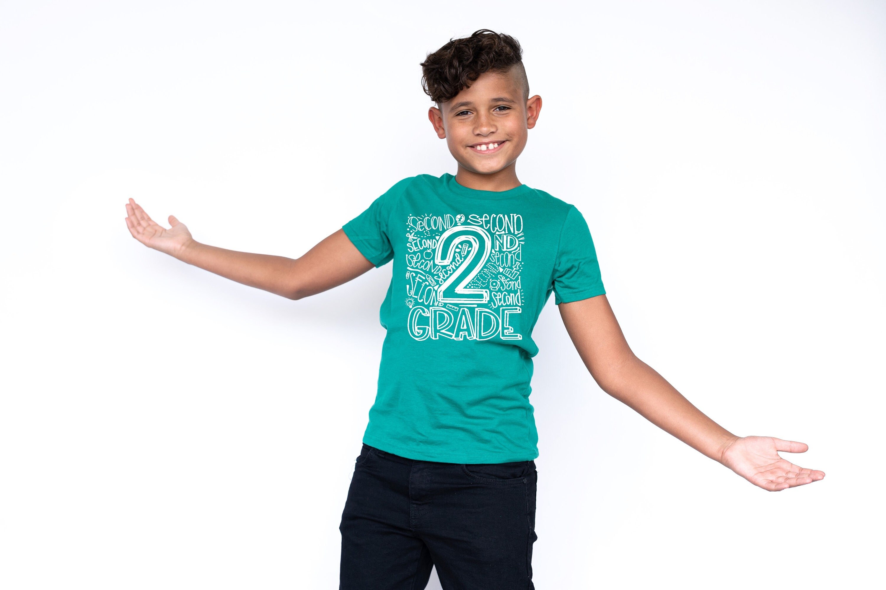 2nd Grade Back to School Shirt - Kids Shirt - Second Grade Shirt - Back ...