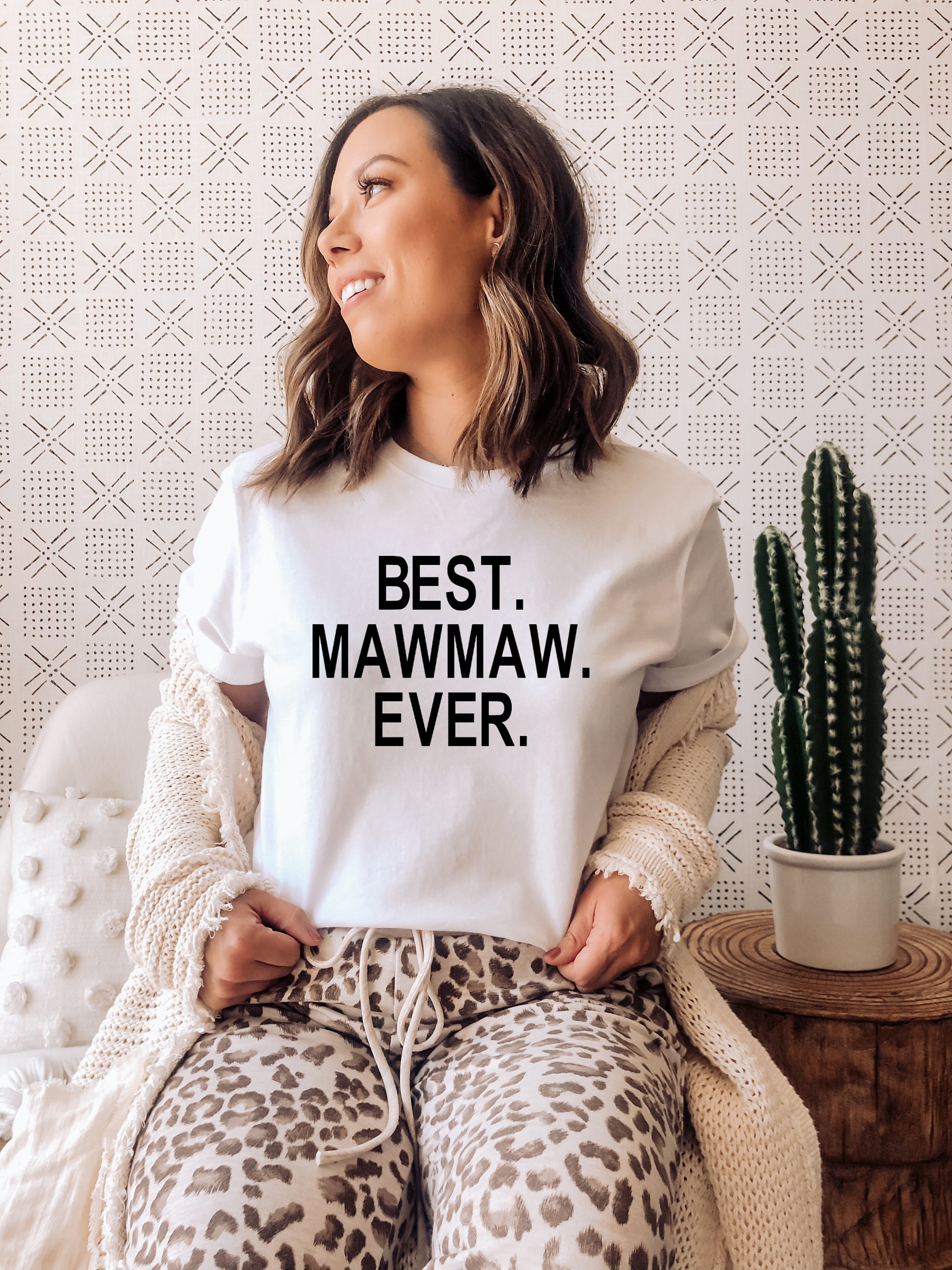 Best Mawmaw Ever T-Shirt Women's Shirt Best Mamaw Ever | Etsy