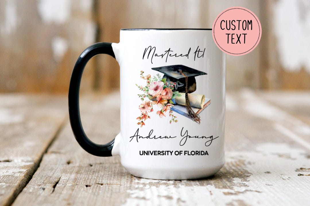 Personalized Graduation Mug - Mastered It 2025 Mug - Graduation Gift ...