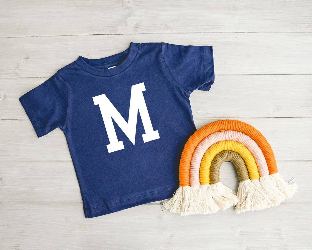 Personalized Initial T-shirt - Custom Infant Shirt - Initials Name ...