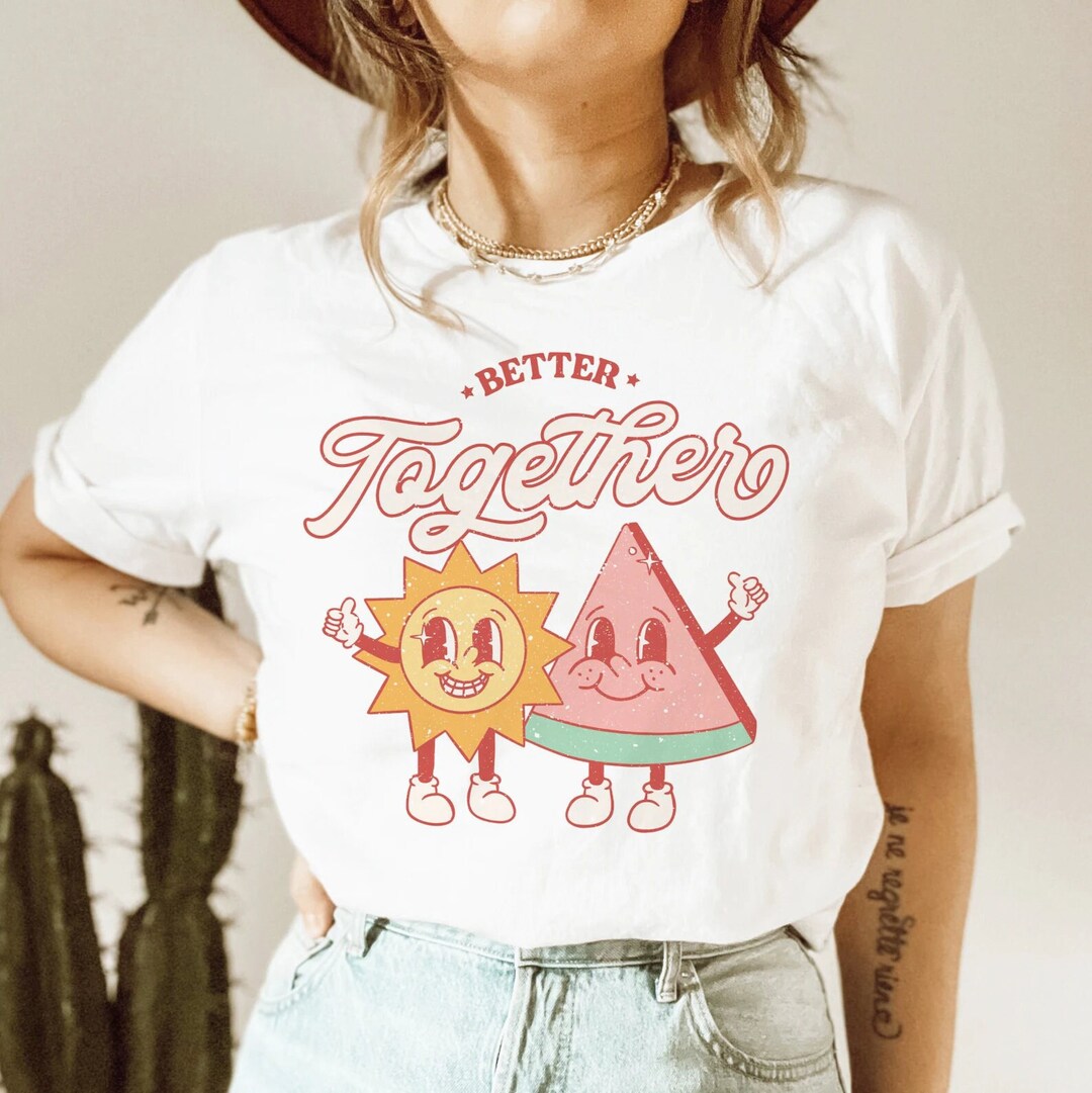Better Together Retro Shirt Retro Summer Tee Summer Shirt Beach Shirt ...