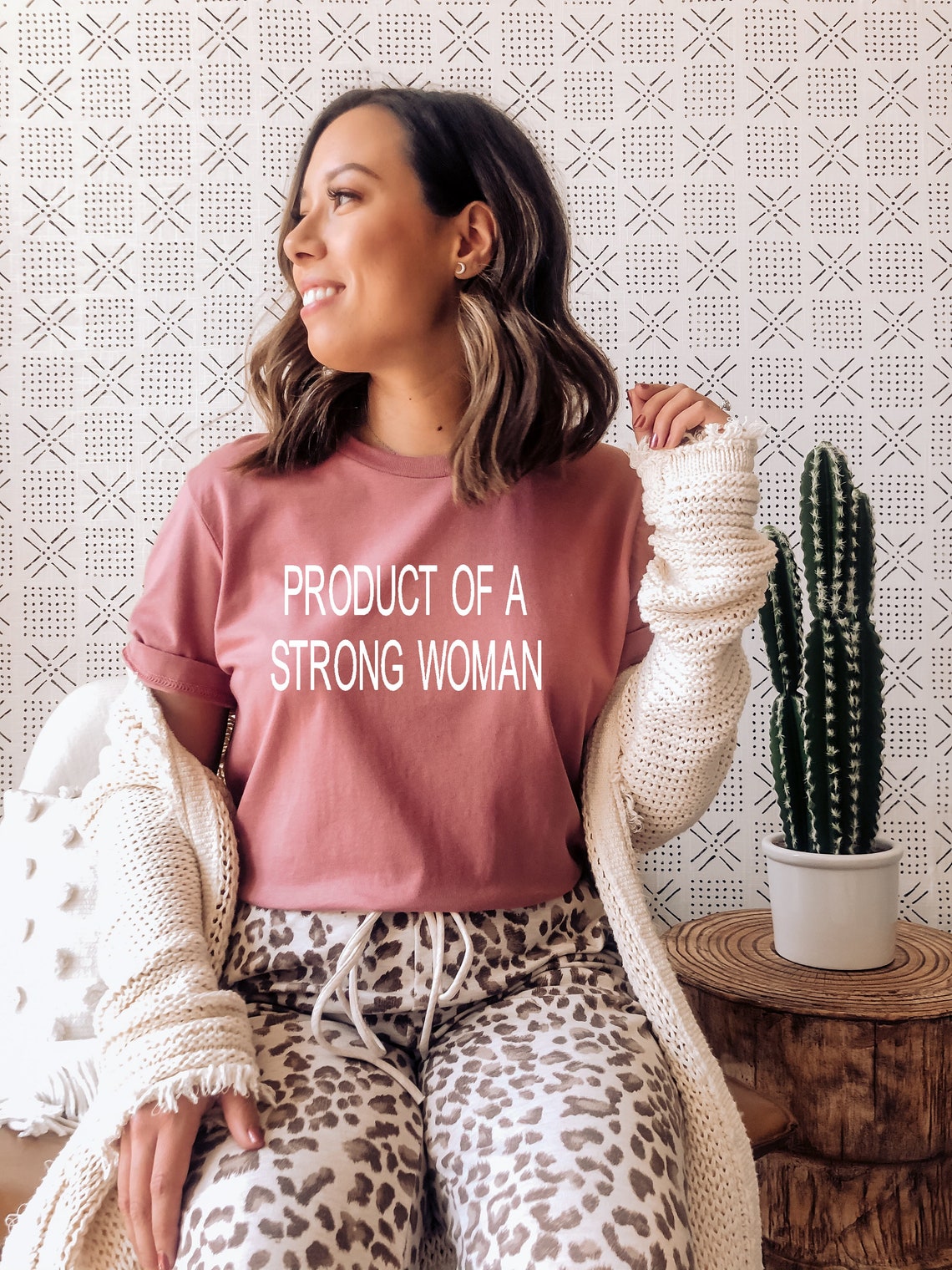 Product of a Strong Woman Graphic Tee Strong Woman T-shirt - Etsy