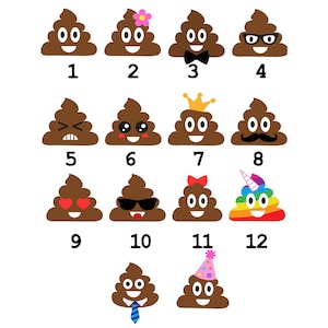 Custom Daddy's Little Shits Poop Emoji Mug - Personalized Funny Gift ...