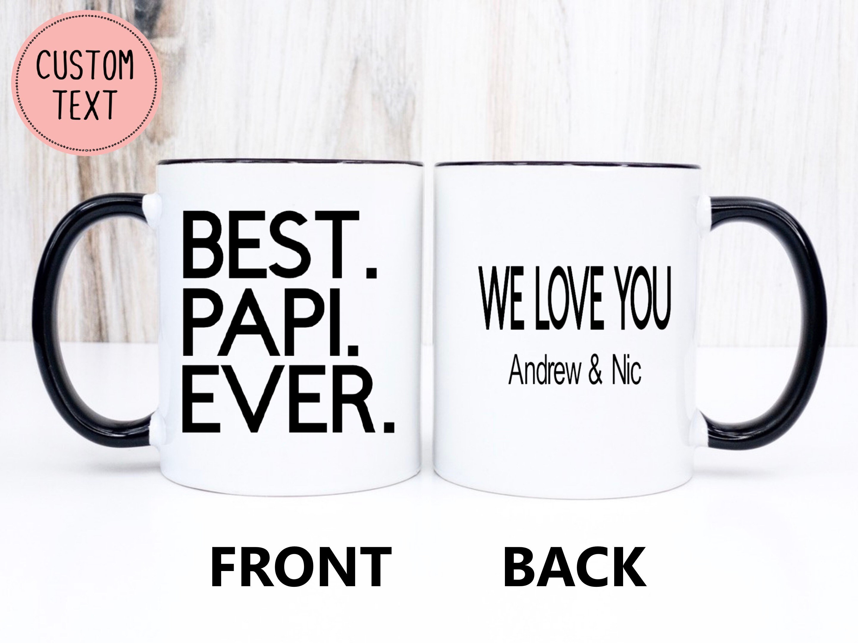 Best Papi Ever Coffee Mug Personalized Mug Father's | Etsy