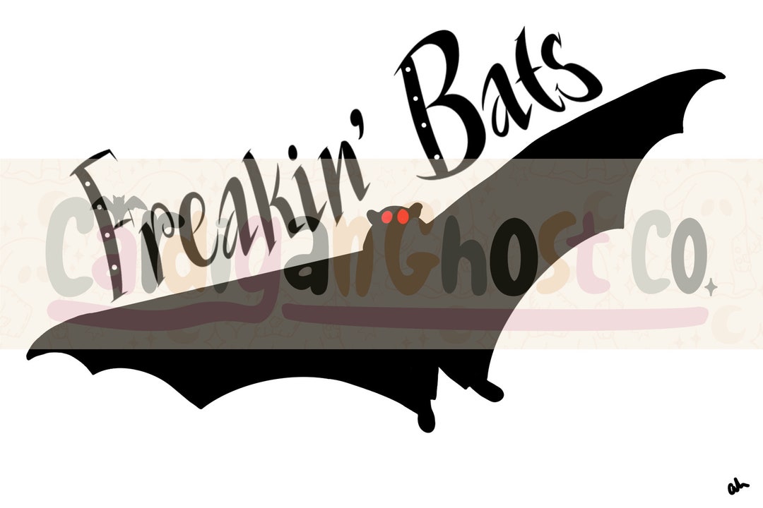 Freakin’ Bats - WHITE BACKGROUND - Digital - PDF - Etsy