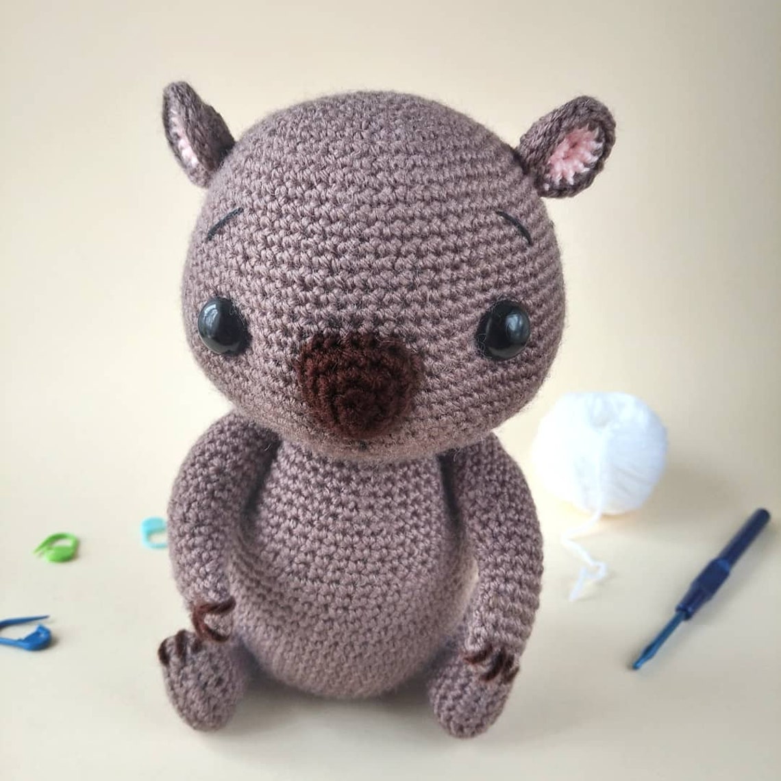 Cuddle Size Wombat PDF PATTERN Wombat Crochet Toy Tutorial | Etsy