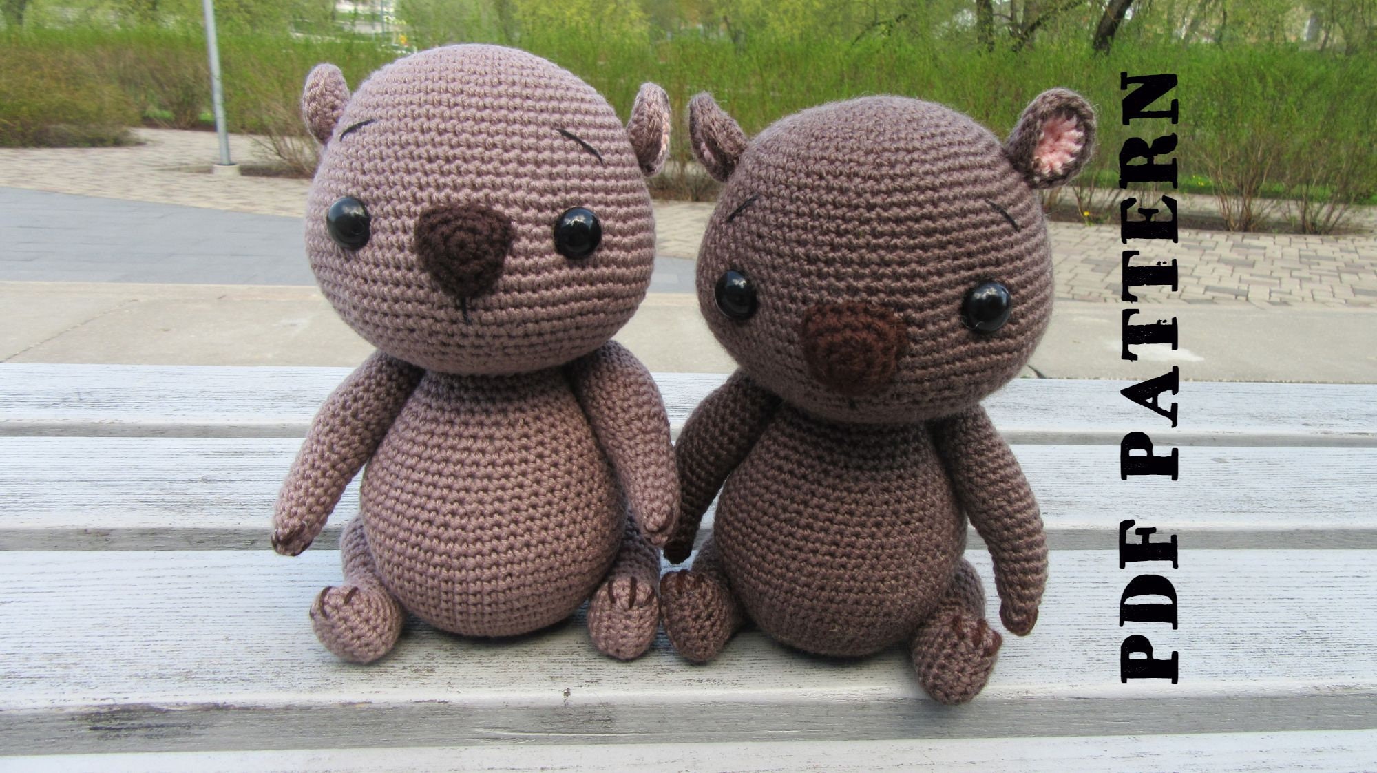 Cuddle Size Wombat PDF PATTERN Wombat Crochet Toy Tutorial - Etsy Australia