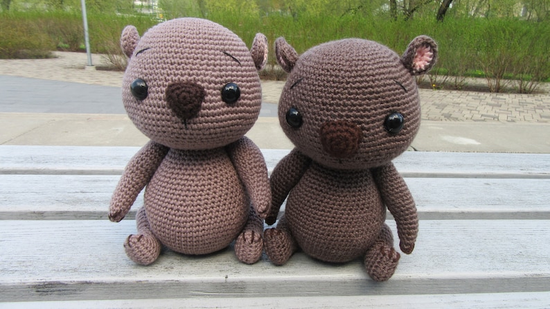 Cuddle Size Wombat PDF PATTERN Wombat Crochet Toy Tutorial - Etsy Australia