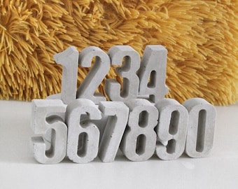 Concrete Numbers | Etsy