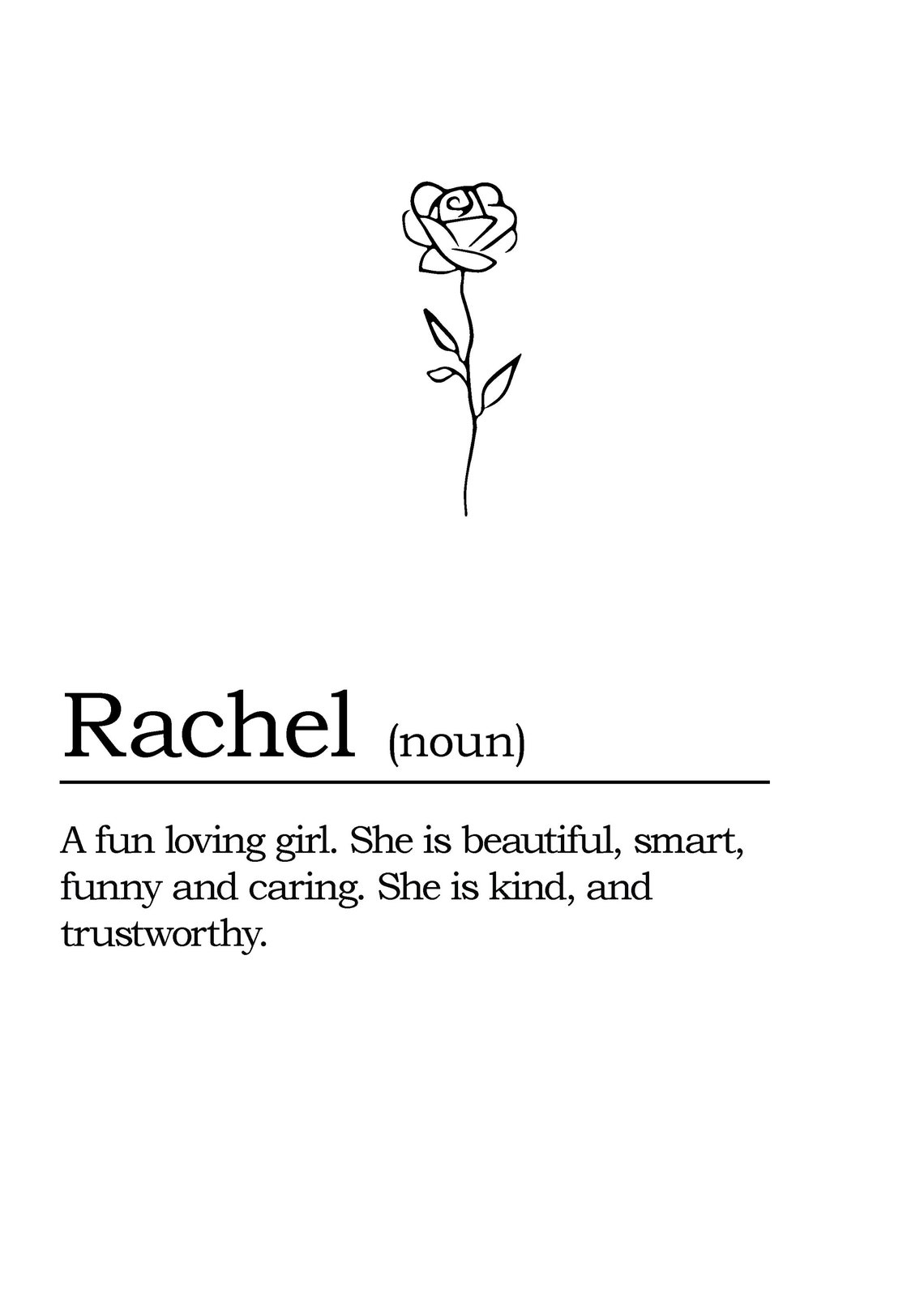 Personalized Name Definition Prints Name Meaning Print - Etsy