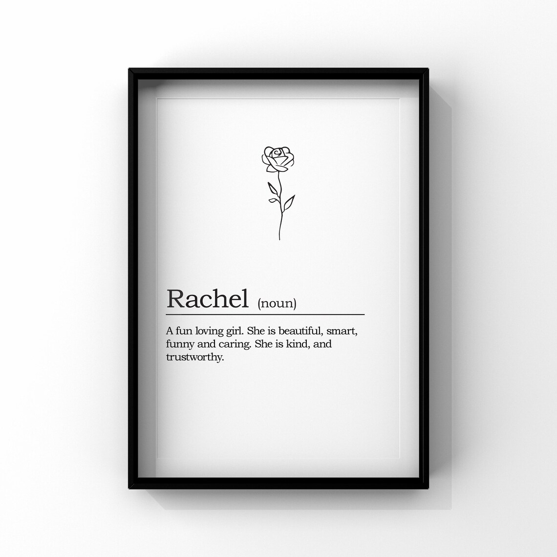 Personalized Name Definition Prints Name Meaning Print - Etsy